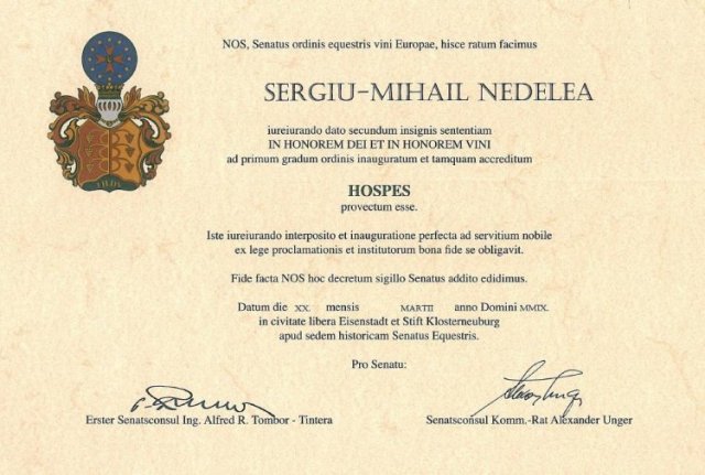 Diploma | Sergiu Nedelea